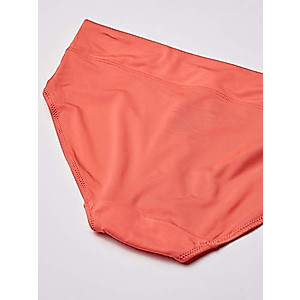 Warner's womens Blissful Benefits No Muffin 3 Pack Hipster Panties, Sugar Coral/White/Peach Glow, Medium US