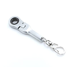 GT//Rotors 10mm Ratchet Wrench Keychain Flex Head Key Ring (2 Pack)