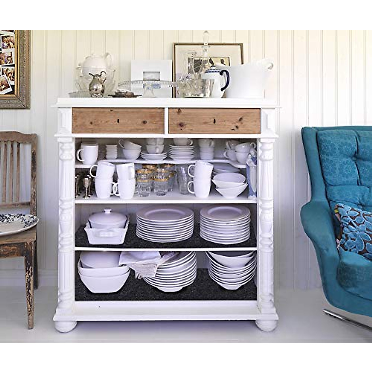 Under Sink Mat for Cabinet,Drawer,Absorbent Material,Anti-Slip, Backing Waterproof (24inches x 30inches)