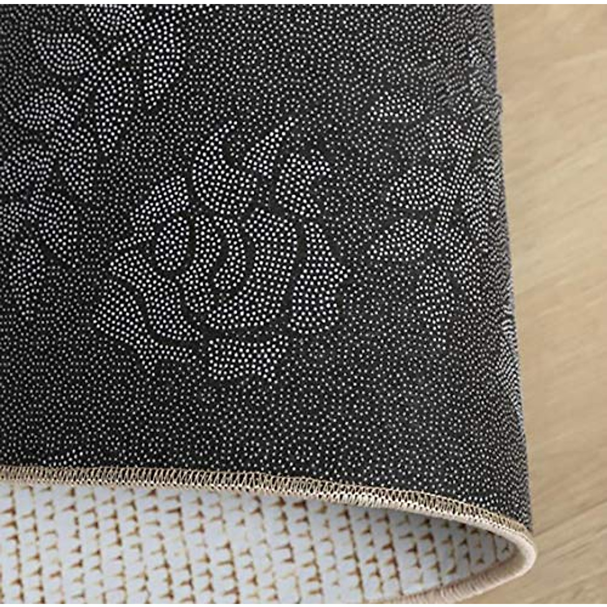 rouihot Non-Slip Area Rug 3'x 5' Camp Camping Forest Picnic Cartoon Tent Campfire Summer Log Rugs Carpet for Classroom Living Room Bedroom Dining Kindergarten Room