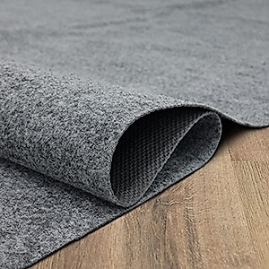 Mohawk Home 2 x 3 1/8 Low Profile Non Slip Rug Pad Felt + Rubber Gripper, Great For High Traffic Areas -Safe For All Floors