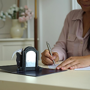 Funny Pop Up Birthday Card | Spooky Reflective 3D Mirrored Tombstone Bday Card | Grim Reaper Birthday Cards For Men | October Birthday Cards For Dad | Killer 40th Birthday Card For Husband, Wife