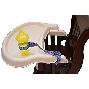 Sippy Cup Straps for Baby Bottle Toy Leash Stroller High Chair Strap Boys Girls (Blue)