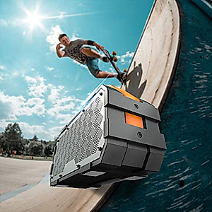 Bluetooth Speaker, Bugani Portable Bluetooth Speakers with 30W (40W Peak) Stereo Sound, Loud Bluetooth Speaker 24H Playtime Support TF Card/AUX, IPX5 Waterproof for Beach Camping Outdoor Indoor