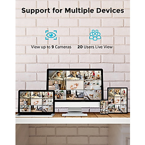 LaView Security Cameras for Home + 2X 32GB SD Cards, PT Home Security Camera System with Motion Detection, Two-Way Audio, Night Vision, Indoor WiFi Camera for Baby/pet, Alexa, USA Cloud Service