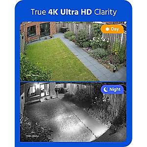 ANNKE H800 4K Security Camera System, 8MP 8CH NVR and 4X PoE Turret 4K Cameras Built-in Microphone, IP67 Weatherproof, 120dB WDR & 3D DNR, Smart IR & 100ft EXIR Night Vision(NO HDD Included)