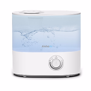 Humidifiers for Bedroom, 4.0L Humidifier for Home, Cool Mist Top Fill Essential Oil Diffuser, Large Room, Baby, and Plants, 7 Color Lights, Quiet, 360° Nozzle, Auto Shut-Off