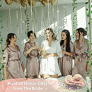 1DFAUL Will You Be My Bridesmaid Card, Bridesmaid Cards Proposal, Will You Be My Matron Of Honor Surprise Egg, Maid Of Honor Gifts from The Bride, Bridesmaid Cards Gifts for Best Friend, Sister