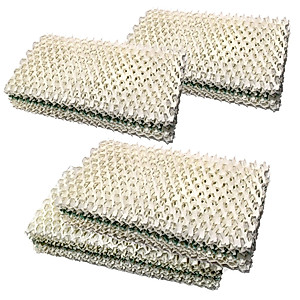 HQRP 4-pack Wick Filter compatible with Essick Air AIRCARE Horizon HD3120DCN 4.75-Gallon Console Evaporative Humidifier, Replacement for Essick Air HDC-411 HDC411