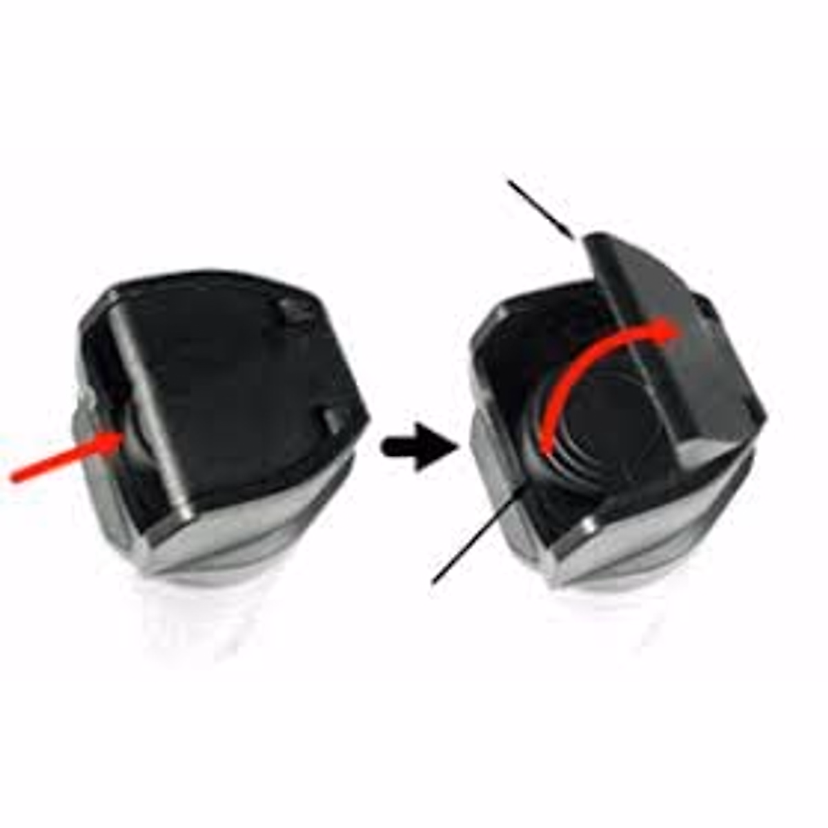 NW Self Defense Products Redd, Tactical OC/CS Pepper Spray - Flip Top Stream (4 oz)