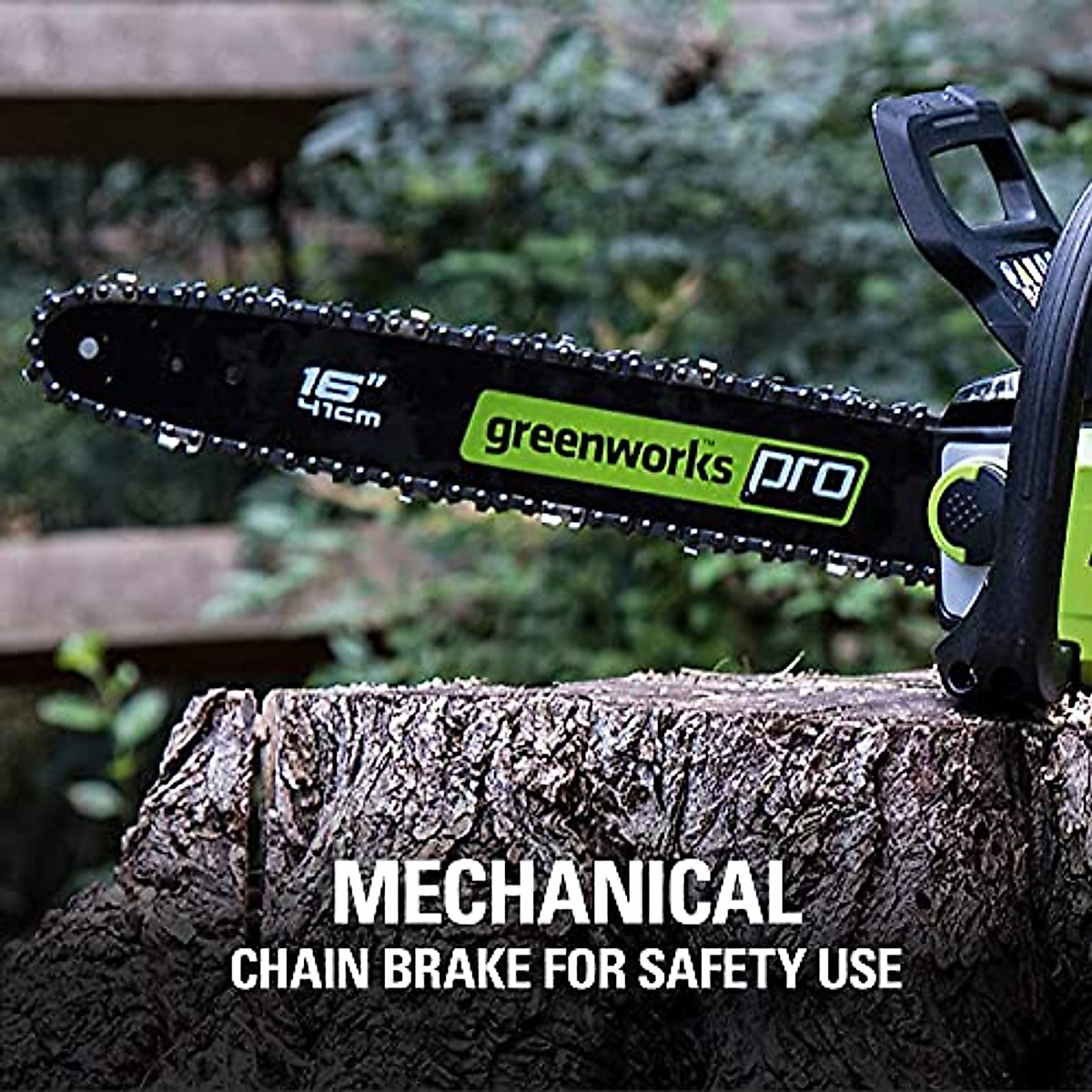 Greenworks Pro 80V 16" Brushless Cordless Chainsaw with 2.0Ah Battery & Charger Included (CS80L211)