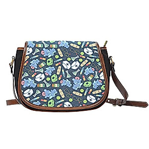 Nurse Doodle Saddle Bag Nurse Doodle Saddle Bag