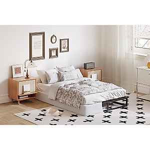 POOUPHV Twin Box Spring 5 INCH High Profile Metal Heavy Duty Easy Assembly Sturdy Box Springs Mattress Foundation Extra-Strong Support No Noise Easy to Clean