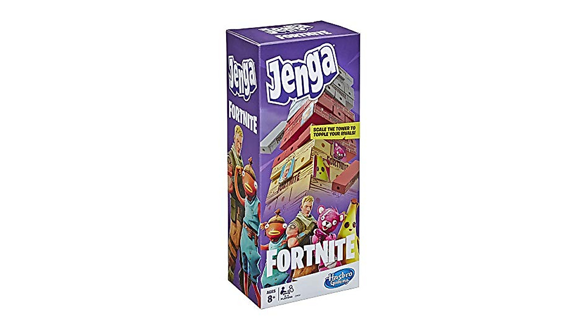 Hasbro Gaming Jenga: Fortnite Edition Game, Wooden Block Stacking Tower ...