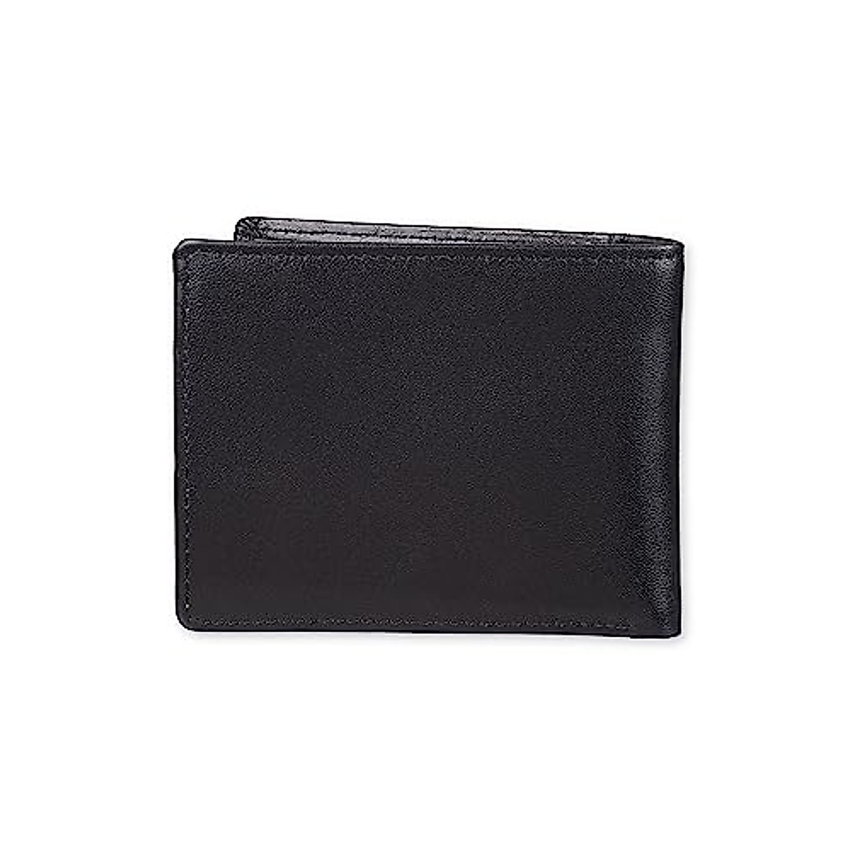 Amazon Essentials Men's Bifold Wallet with Coin Pocket, Black, One Size