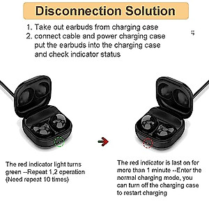 Charging Case for Samsung Galaxy Buds Pro (SM-R190), Replacement Charger Cradle Station Box with USB Type-C Cable for Galaxy Buds Pro Earbuds (Black)