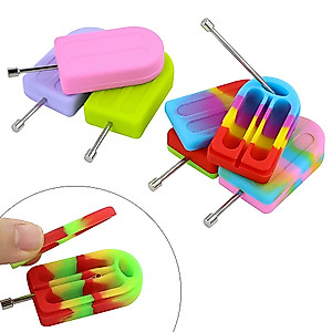 TZY 6ml (6Pcs) Silicone Container For Wax Non-Stick Food Grade Small Popsicle Silicone Jars Multi Use Silicone Storage Containers