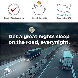 Everynight Road Deluxe - Dual Sided Economical Medium Comfort Foam Truck Mattress, 80" x 34" x 5"