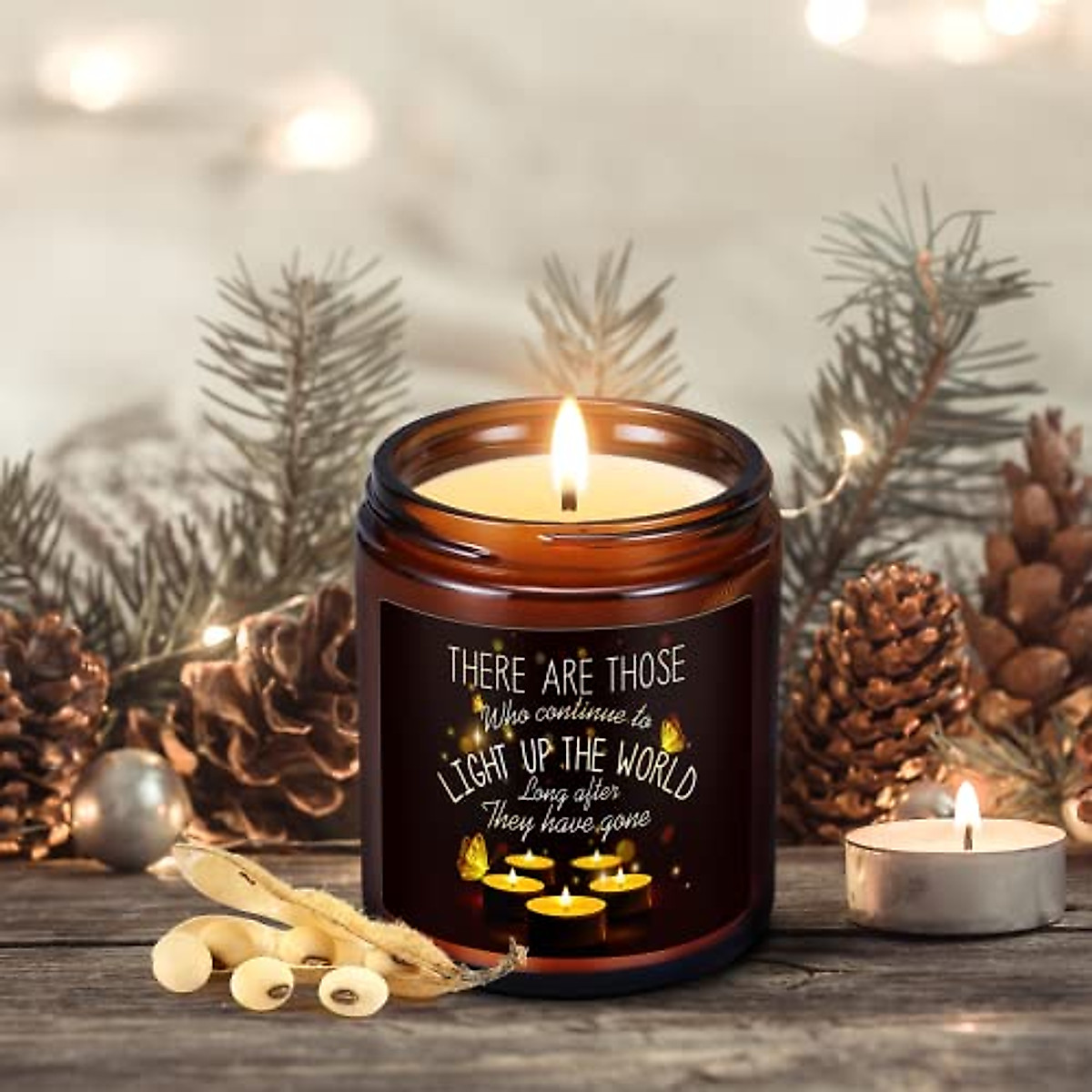 Lavender Scented Candle Memorial Gifts for Loss of Loved One, Sympathy Candle, Remembrance Gift for Loss, Condolence Grieving Gifts, Keepsake Loving Memory Candle, Passed Away Family Sympathy