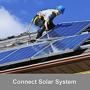 Solar Crimper Tool Kit for Solar Panel Cable Wire with 1PCS Solar Crimper and 5Pairs Solar connectors and 1Pair Solar Connector Spanner Wrench, Solar Installation Assembly Tools