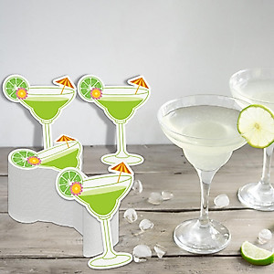 50 PCS Martini Margarita Napkins Bachelorette Fiesta Decorations Martini Margarita Bar Birthday Party Dessert Napkins for Mexican Fiesta Carnival Bachelorette Bridal & Baby Shower Party Supplies