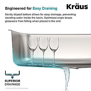 Kraus KBU25 32 inch Undermount 40/60 Double Bowl 16 gauge Stainless Steel Kitchen Sink