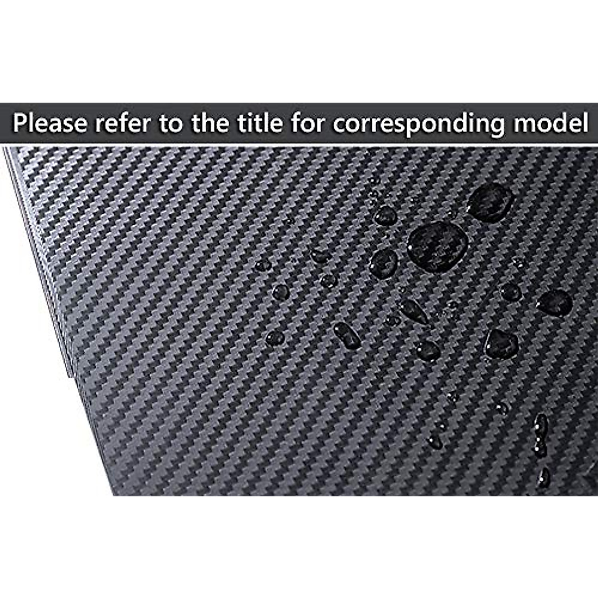 Puccy 2 Pack Back Protector Film, compatible with Dell Alienware Area-51m R1 2019 17.3" Black Carbon TPU Guard Cover （ Not Tempered Glass/Not Front Screen Protectors）