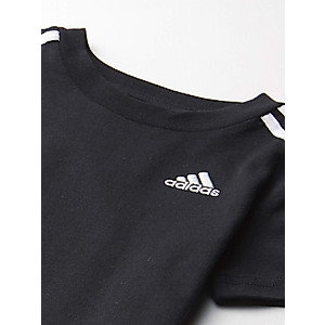 adidas boys Adi Classic 3-stripe Shorts, Black, 4T US