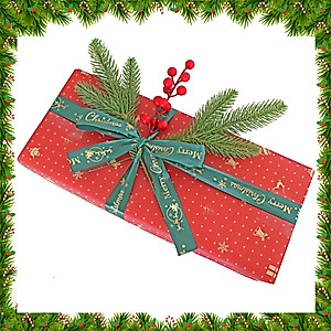 Elyjhyy 30pcs Artificial Pine Branches Green Plants Pine Needles DIY Accessories for Garland Wreath Christmas and Home Garden Decor