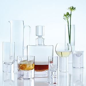 LSA International Boris Shot Glass Clear x 2, 1.7 fl oz/H4.75in, set of 2