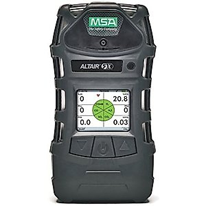 MSA 10116928 ALTAIR 5X Multi-Gas Detector - (O2, CO, H2S), 10' Line, 1' Probe, Charcoal Device with Color Display, Portable Gas Monitor, UL/CSA, Includes Instrument/Line/Probe
