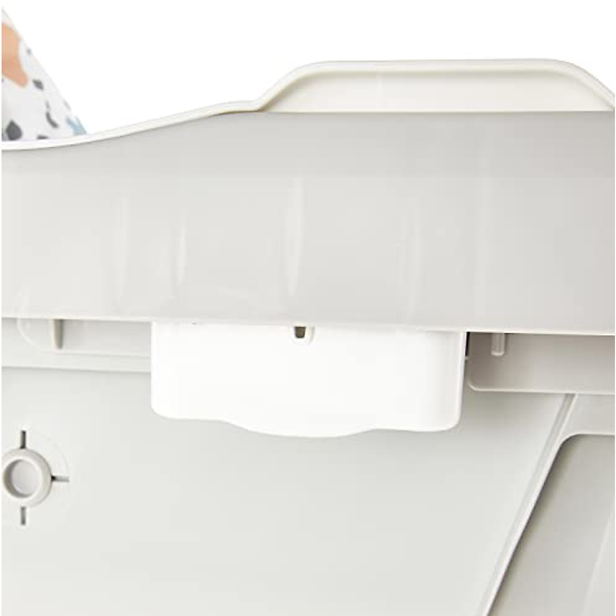 Fisher-Price Baby to Toddler High Chair SpaceSaver Simple Clean Portable Dining Seat & Booster with Washable Deep Tray & Liner, Pacific Pebble