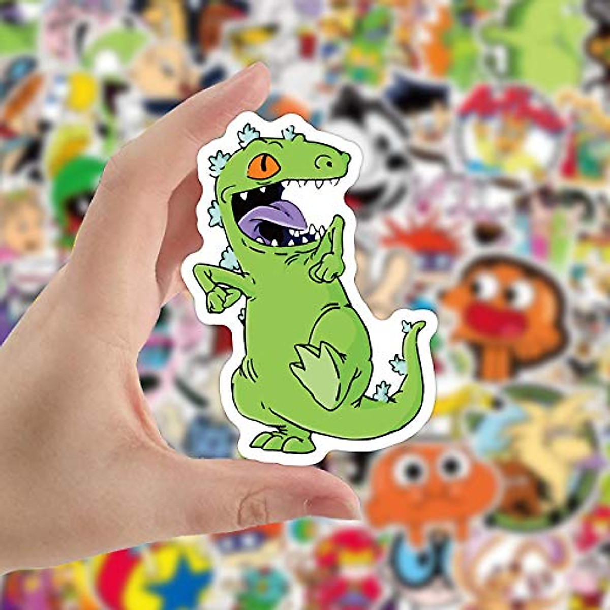 90s Cartoon Stickers 100PCS Vinyl Waterproof Stickers for Laptop,Bumper,Skateboard,Water Bottles,Computer,Phone,Cartoon Anime Stickers for Kids Teens Adult