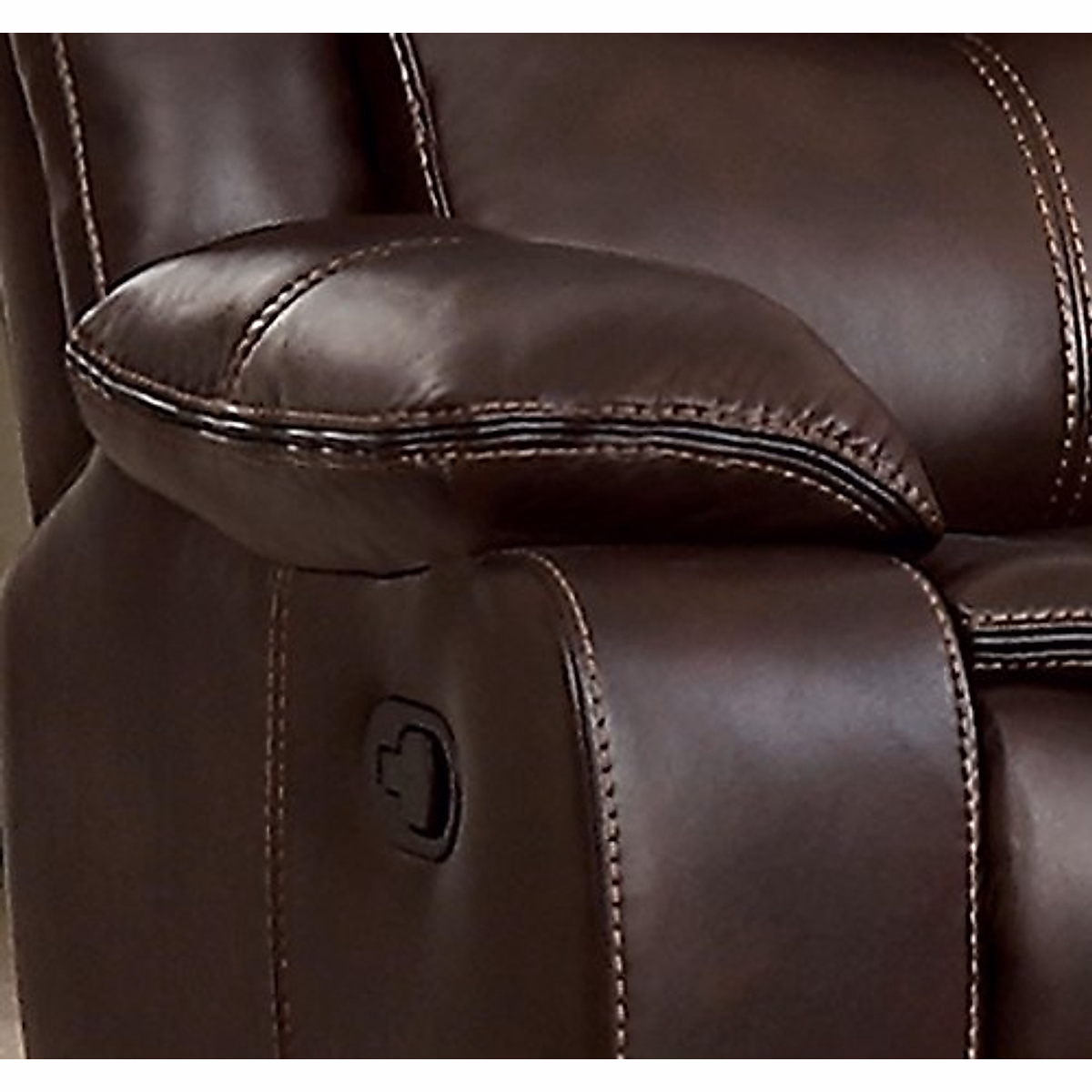 Homelegance Bastrop Double Reclining Sofa (Manual), Brown