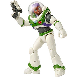 Mattel Disney and Pixar Lightyear Action Figure & Accessory, Space Ranger Alpha Alisha Hawthorne Set with Helmet, 5-inch Scale & 12 Posable Joints