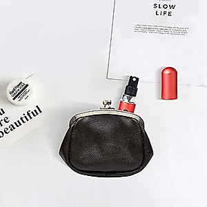 Saiveina Portable 5ml Mini Perfume Atomizer Bottles, Refillable Perfume Spray Bottle, Scent Pump Case, Empty Perfume Bottles for Travel and Outgoing(4 Pack)