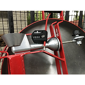 FIREDISC - 6 Foot Security Multi Loop Cable Lock (Limited Edition) - Backyard Plow Disc Cooker | Portable Propane Outdoor Camping Grill