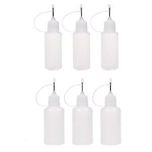 BCP 3pcs 20ml +3pcs 30ml Steel Needle TIP Plastic Dropper Bottles, E-liquids, All Liquids Bottles