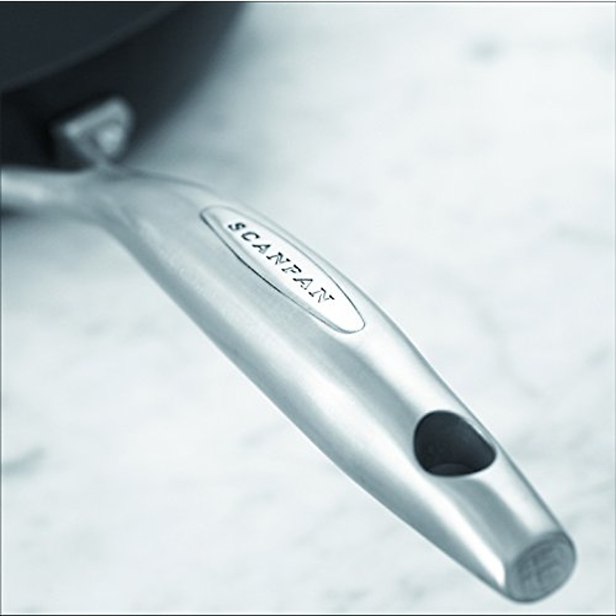 SCANPAN Pro IQ 3 qt Covered Saucepan - Easy-to-Use Nonstick Cookware - Dishwasher, Metal Utensil & Oven Safe - Made by Hand in Denmark