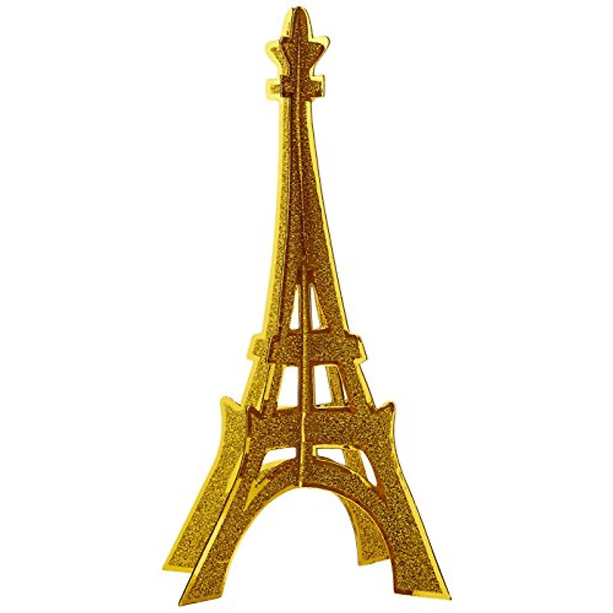 Glittered 3-D Eiffel Tower Centerpiece Party Accessory (1 count) (1/Pkg)