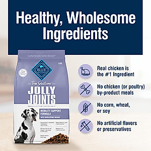 Blue Buffalo True Solutions Jolly Joints Mobility Care Natural Dry Food for Adult Dogs, Chicken, 11-lb. Bag