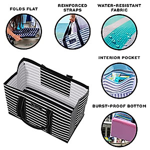 SCOUT Original Deano - Extra Large Utility Tote Bags For Women - Open Top Beach Bag, Pool Bag, Work Bag, Shopping Bag