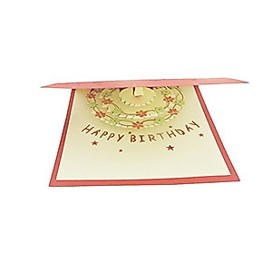 Happy Birthday Cake Pop Up Greeting Card