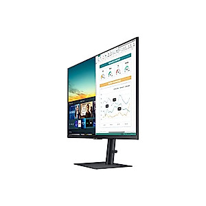 SAMSUNG M5 Series 32-Inch FHD 1080p Smart Monitor & Streaming TV (Tuner-Free), Netflix, HBO, Prime Video, & More, Apple Airplay, Height Adjustable Stand, Built-in Speakers (LS32AM502HNXZA)