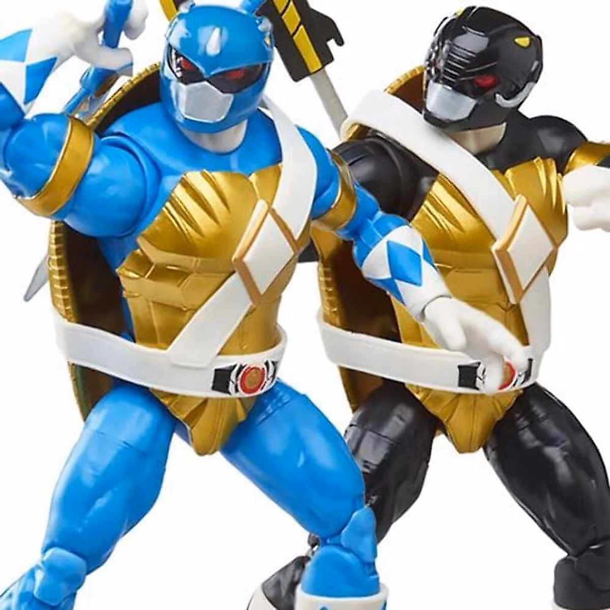 Power Rangers X TMNT Foot Soldier and Red Ranger Figures