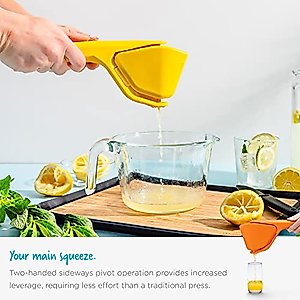Dreamfarm Lime Fluicer | Easy Squeeze Manual Lime Juicer | Citrus Juicer That Folds Flat for Space-Saving Storage | Lime Squeezer with Pivot to Increase Leverage
