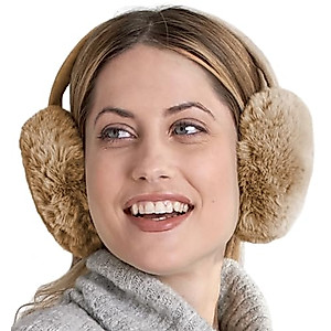 Brook + Bay Fleece Ear Muffs - Cozy & Foldable Earmuffs - Winter Ear Warmers for Women - Soft & Warm Ear Muffs for Women