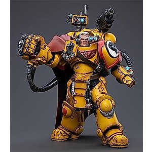 HiPlay JoyToy Warhammer 40K Imperial Fists Third Captain Tor Garadon 1:18 Scale Collectible Action Figure