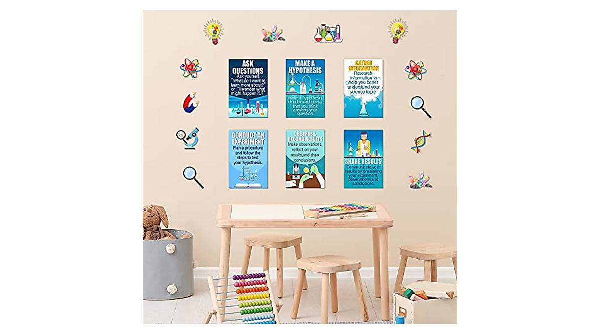 Science Bulletin Board Set: Classroom Decor & Lab Supplies