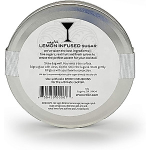 Rokz Lemon Drop & Lime Cocktail Sugar and Salt Rimmerz, 4oz (Pack of 2)